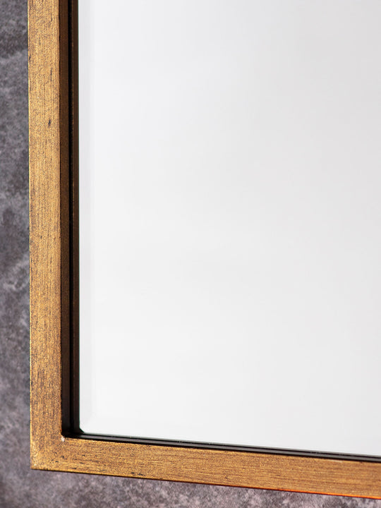 Rowan Mirror Tall - Antique Gold I Hudson Home