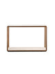 Emily Console Table with Antique Style Brass Surround | Hudson Home