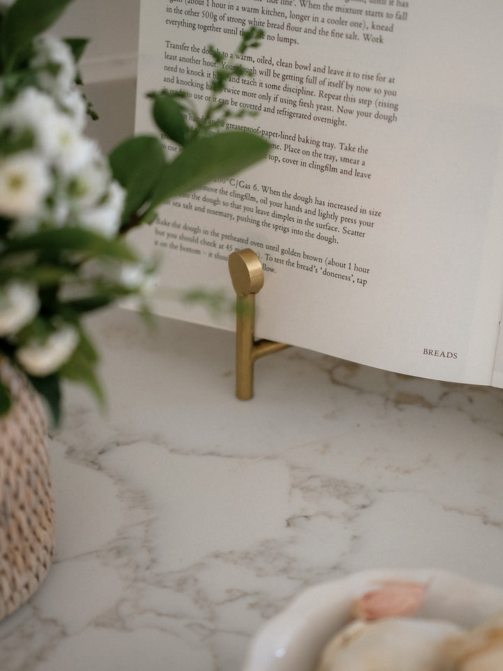 Cookbook Stand Gold | Hudson Home