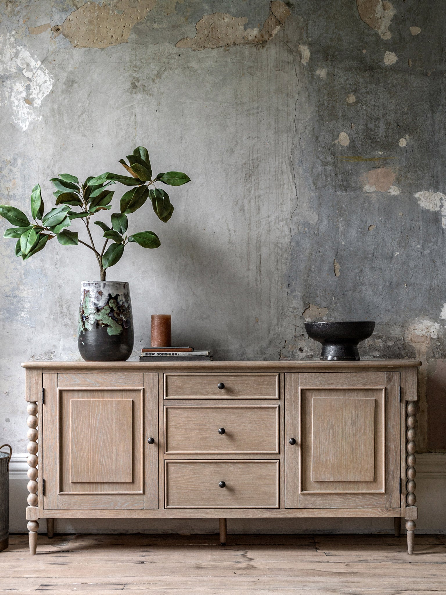 Amelia Sideboard with Bobbled Legs | Hudson Home