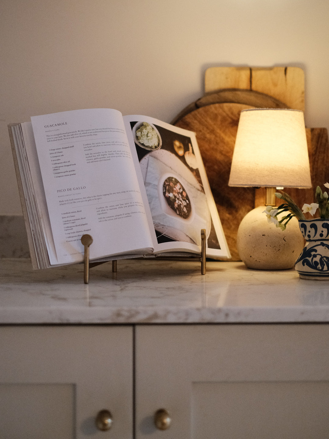 Cookbook Stand Gold | Hudson Home