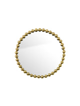 Bellagio Gold Bobble Round Mirror | Hudson Home