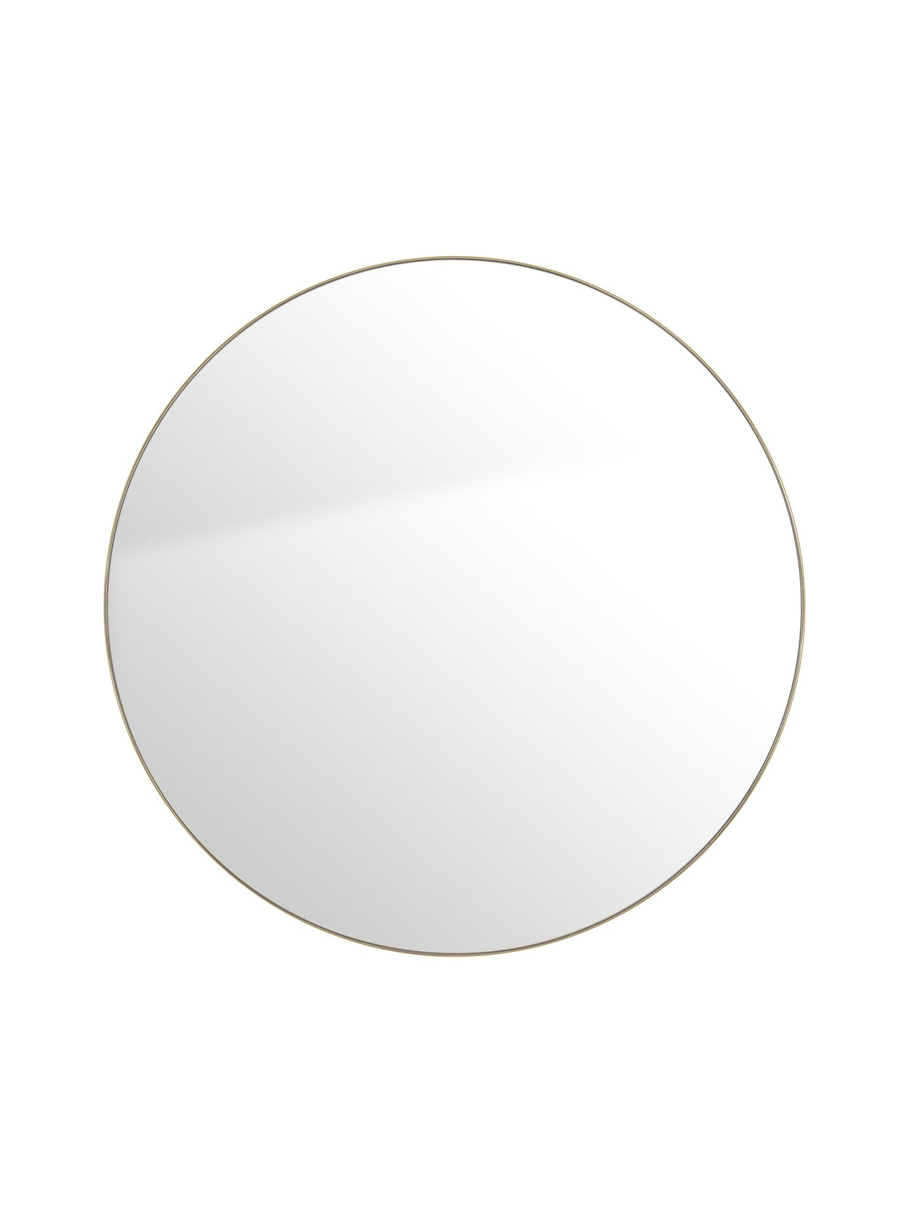 Champagne Round Mirror | Hudson Home