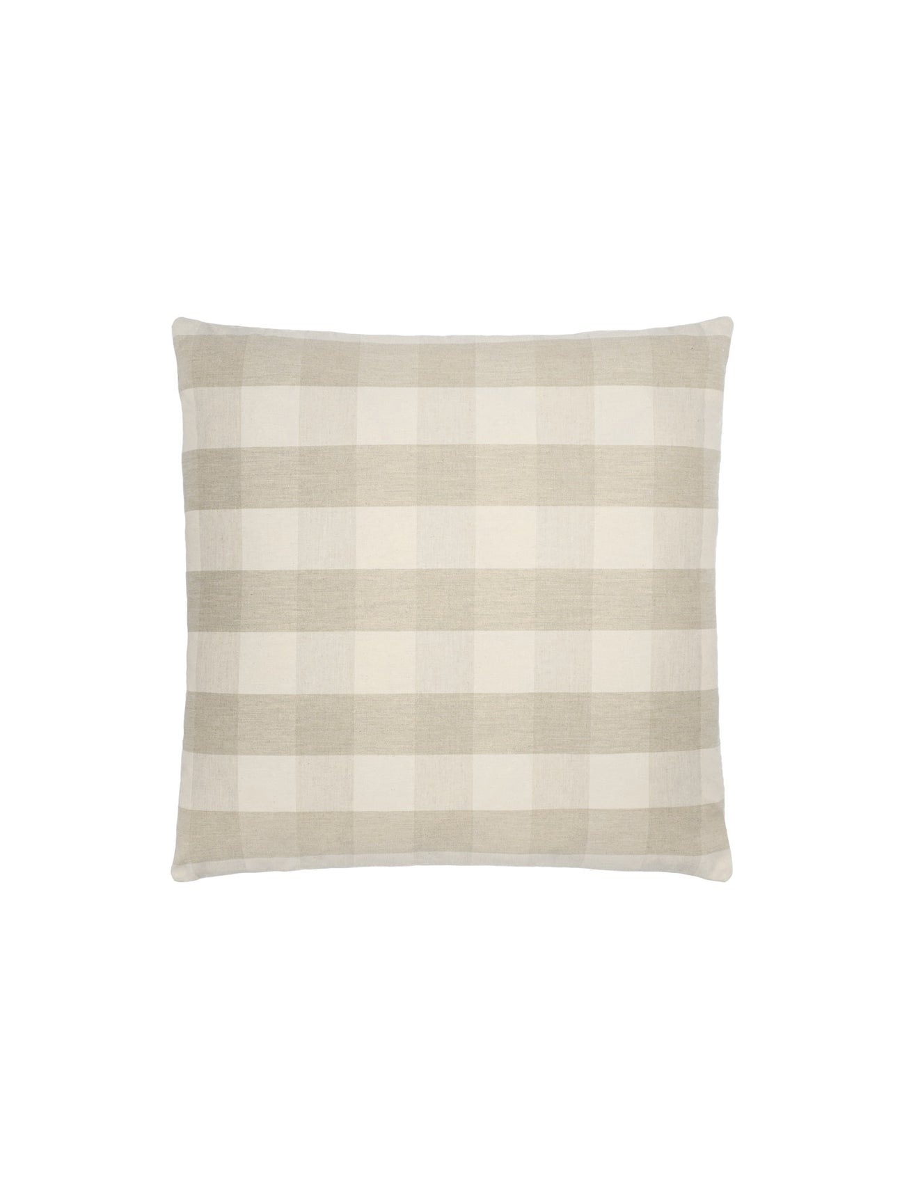 Farmhouse Check Cream Cushion | Hudson Home