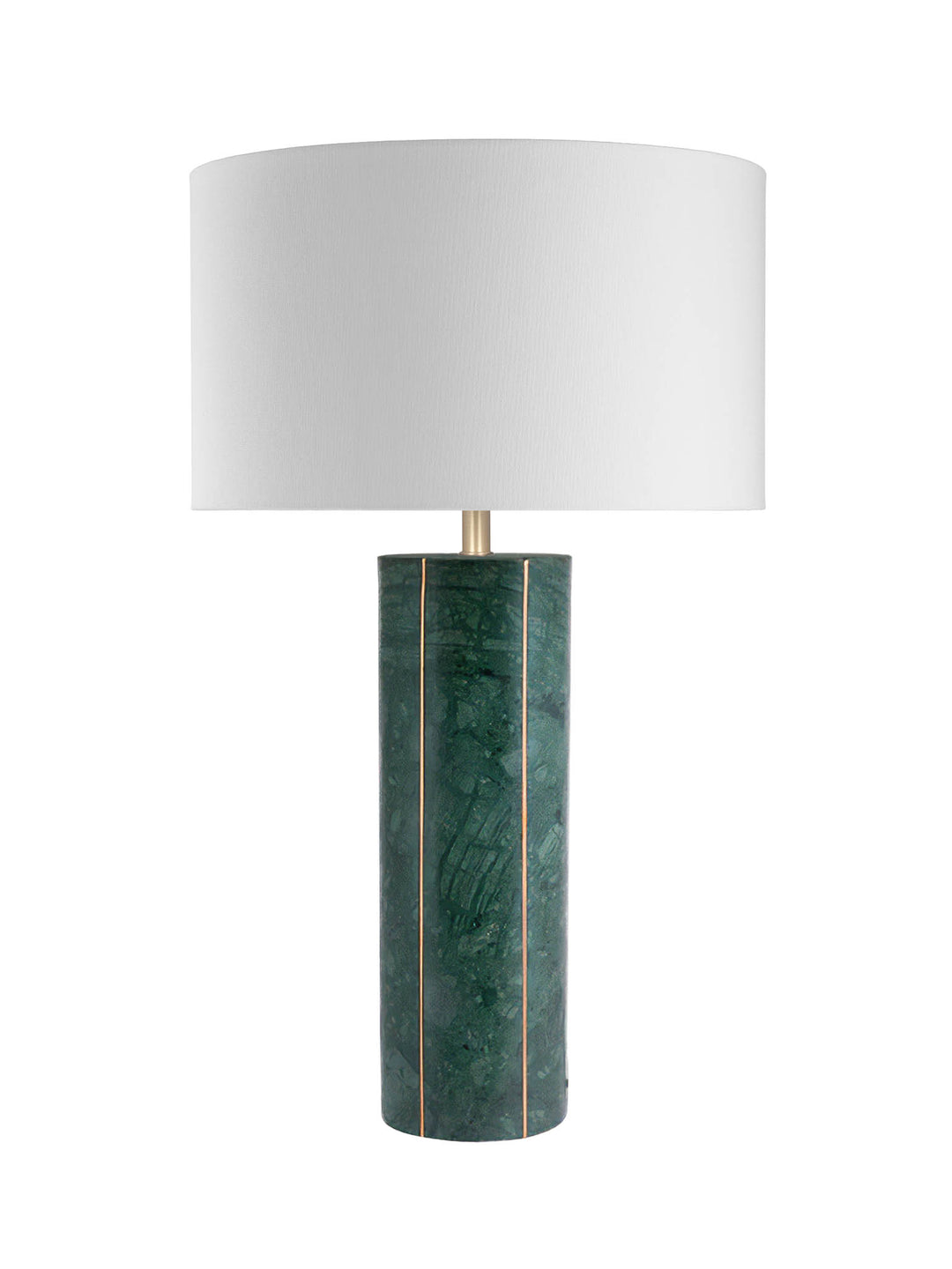 Venetia Jade Marble Lamp with Shade | Hudson Home