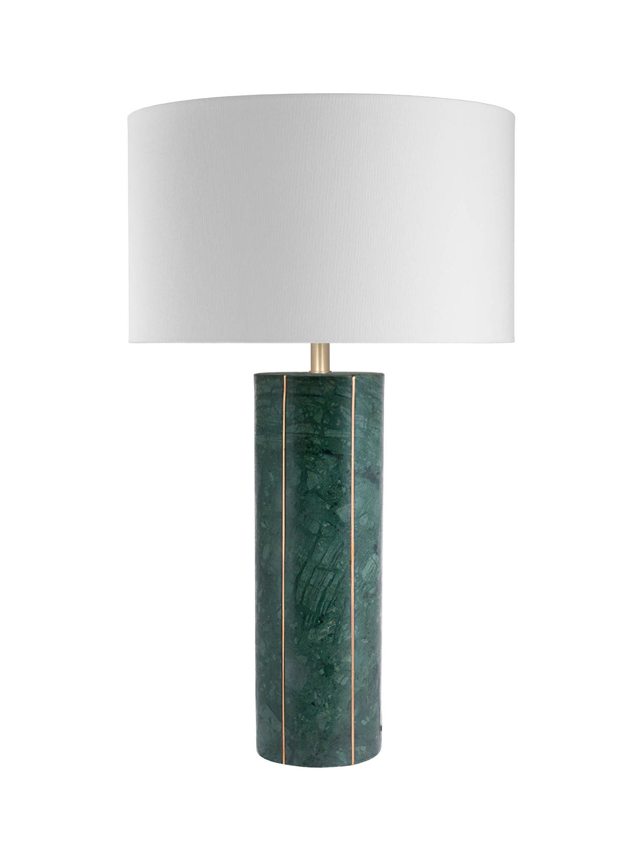 Venetia Jade Marble Lamp with Shade | Hudson Home